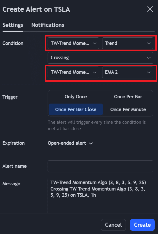 How to Create An Alert on TradingView | TradingWhale